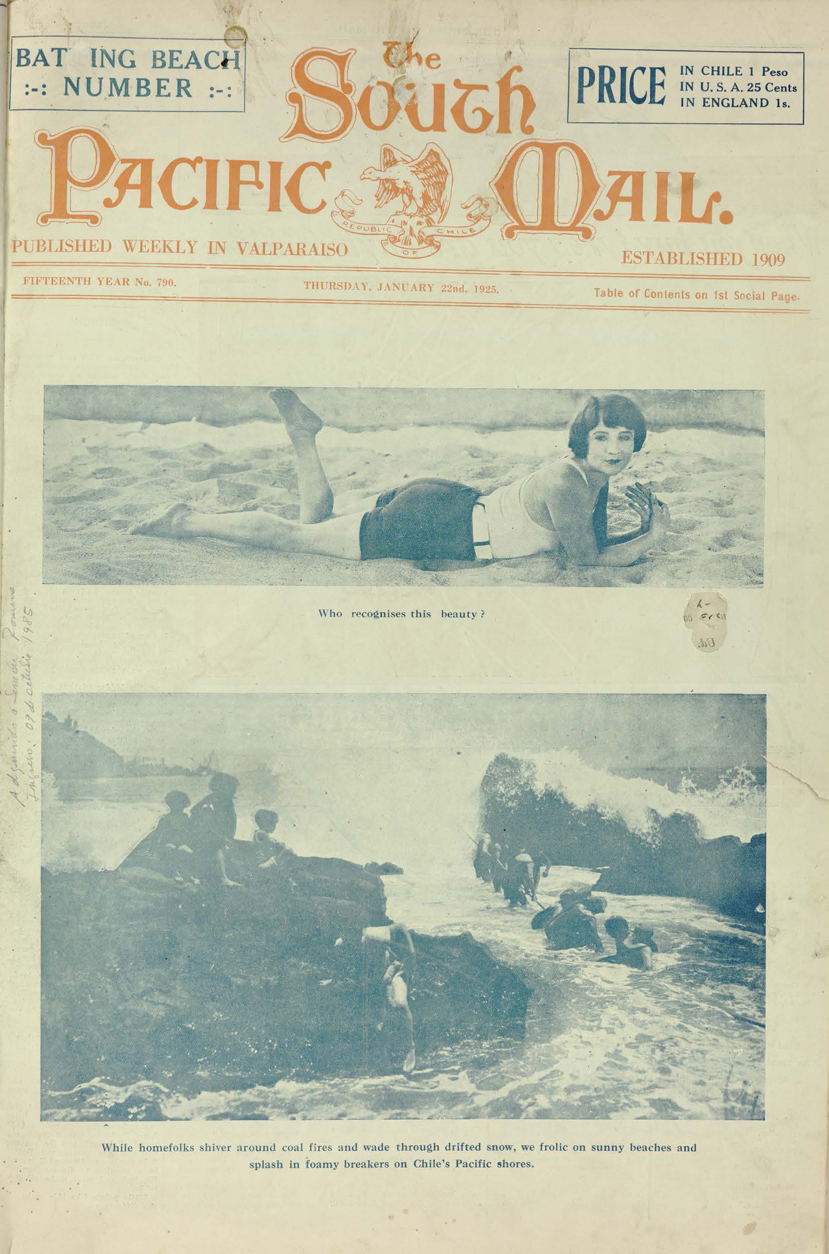 South Pacific Mail | Museo Histórico Nacional